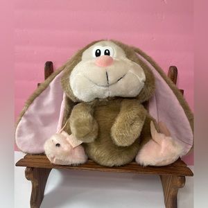 Applause | Toys | Vtg 987 Applause Bunny Plush 1 Chubby Wearing Bunny ...